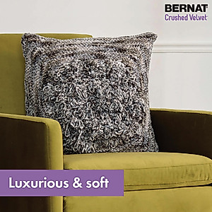 Bernat Crushed Velvet Yarn, Navy