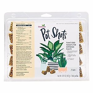 Osmocote PotShots: Premeasured House Plant Food, Feed for up to 6 Months, 25 Nuggets