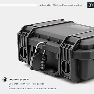 Seahorse Protective Equipment Cases 230 Medium Tactical Case, Black