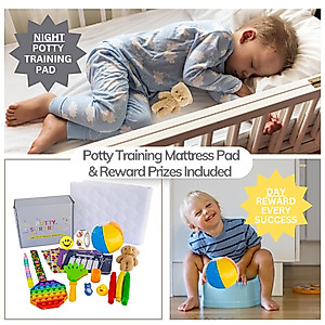 Toddler Mattress Pads – XL Potty Training Mattress Protector Pad, Potty Training Sheets Protection, Pee Mats for Kids Bedwetting, Toddler Bed Pee Pads, Waterproof Washable Reusable