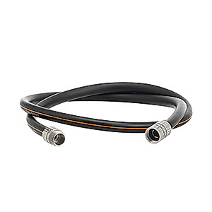Giraffe Tools Leader Hose 5 ft, 5/8" Rubber Water Hose with Custom Length, Heavy Duty, No Kink, Flexible Garden Hose with Male to Female Fittings for Garden & Yard