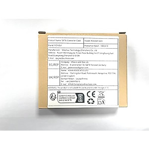 MZHOU 2 SATA Expansion Card, PCI-E 3.0 GEN3 JMICRON + JMB582 Chip, 6 Gbit/s Expansion Adapter Cards with Low-Profile Bracket