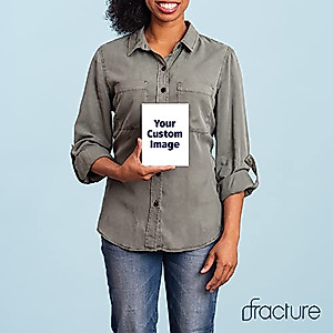 Fracture Custom Glass Photo Print, 4.8 x 6.4 Inch, Upload Your Picture, Small Portrait/Vertical