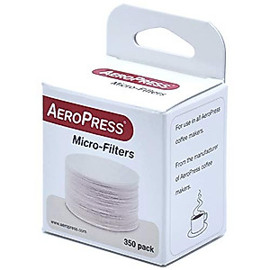 Aeropress Original Coffee and Espresso Maker, Barista Level Portable Coffee Maker with Chamber, Plunger, & Filters, Quick Coffee and Espresso Maker, Made in USA