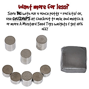 Complete Tungsten Canopy Weight Kit for Your Pinewood Car, 4 Ounces, Reusable Incremental Weights and Tungsten Putty, All Your Derby or Awana Grand Prix Weights in One Set