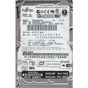 Fujitsu MHV2040AH 40GB Hard Drive