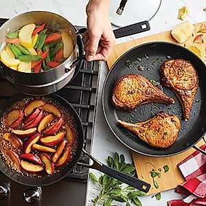 KitchenAid Hard Anodized Nonstick Cookware/Pots and Pans Set, 10 Piece, Matte Black