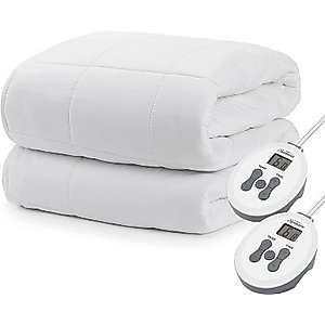 Sunbeam MSU5CQS-S000-12A00 Mattress Pad, King (76 x 80 Inch), White