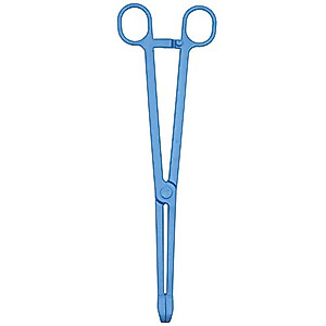 MACGOAL Reptile Feeding Clip Tongs Plastic Terrarium Lizards Turtles Reptile Tweezers Reptile Feeding Tool 9.45 Inches