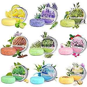 ONIYEA Natural Handmade Shampoo Bar Soap, Make Hair Soft And Glossy, Nourish Scalp, Replenish Hair Moisture, 100% Organic Plant Extract Hair Wash, Women Men, Eco-friendly 1.92 Oz Each Set of 2 (Peppermint)