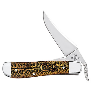 Case XX Knives Russlock Golden Pinecone 81803 Stainless Steel Pocket Knife