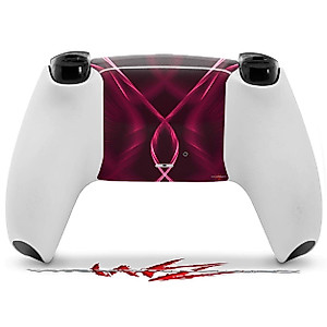 WraptorSkinz Skin Wrap compatible with Sony PS5 DualSense Controller Abstract 01 Pink (CONTROLLER NOT INCLUDED)