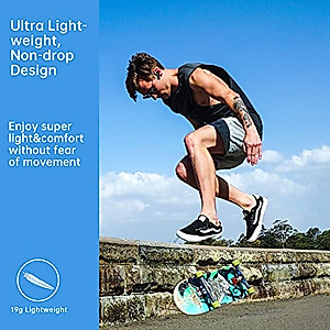 Open Ear Headphones, Bluetooth Headphones with Mp3 Player Included 8 GB Memory, Earbuds with Bluetooth Wireless Headphones, Cordless Sports Earbuds Sweatproof for Working Running Driving