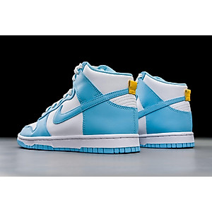 Nike Dunk Hi Retro Men's Basketball Shoes, Blue Chill Blue Chill White, 11 US