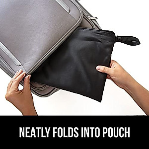 Gorilla Grip Car Seat Travel Bag, Water Dirt and Tear Resistant, Easy Carry Padded Backpack Covers for Airplane, Gate Check Bags Infant Booster Convertible Carseat Plane Cover, Fluorescent