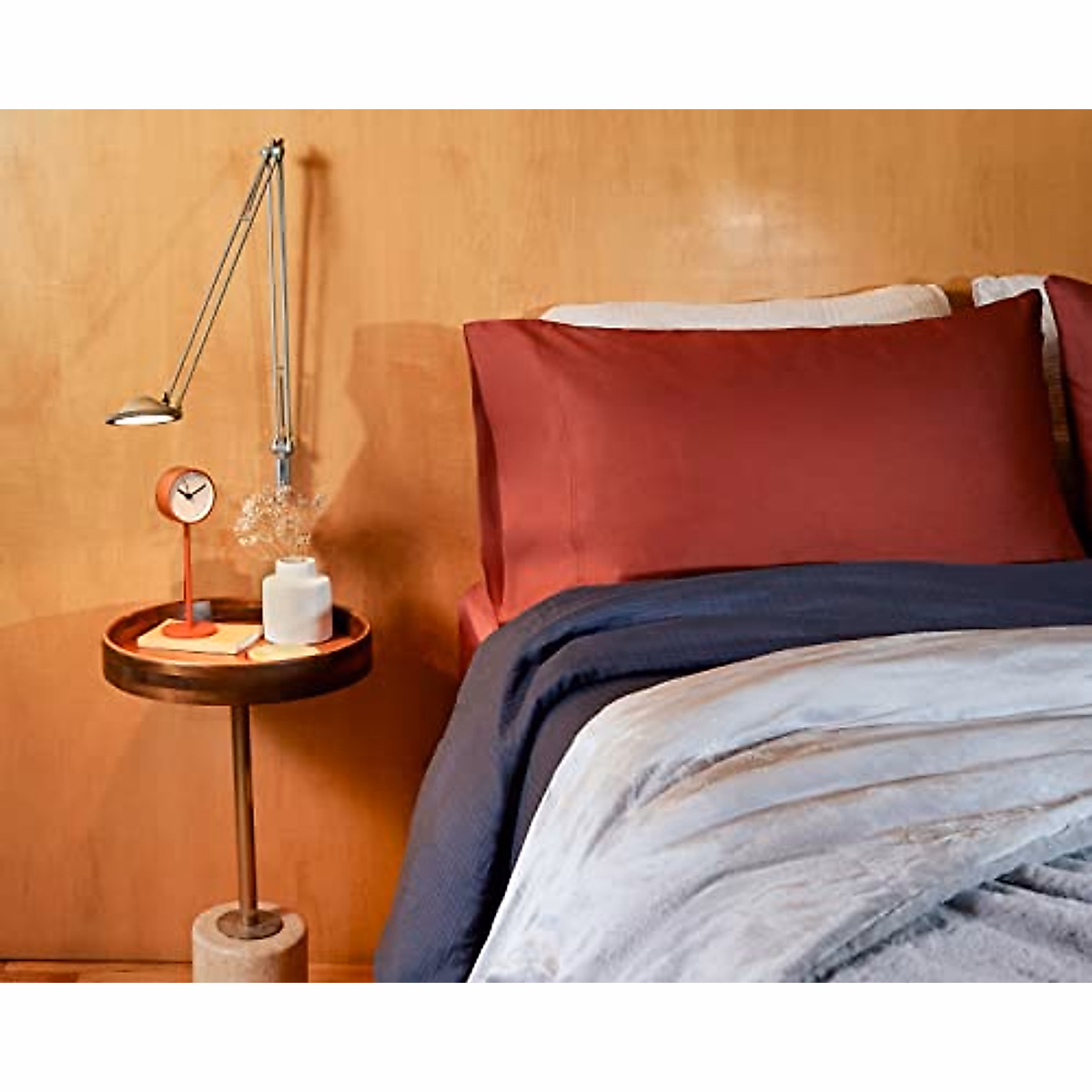 Gravity Blanket Weighted Blanket, Faux Fur Rabbit Blanket, 10 lbs Grey 48" x 66", The Original Weighted Blanket for Sleep, Breathable Throw Blanket