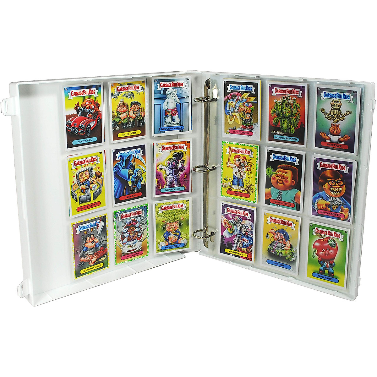 UniKeep Garbage Pail Kids GPK Themed Collectible Card Storage Binder - Complete With 20 Card Pages (Garbage)