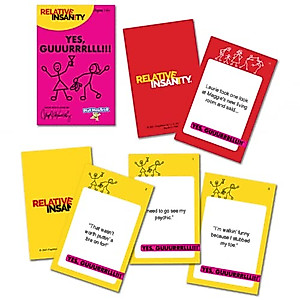 Relative Insanity Yes, Guuurrrlll!!! — Hilarious Party Game Made and Played by Comedian Jeff Foxworthy — Ages 14+ — 4-12 Players