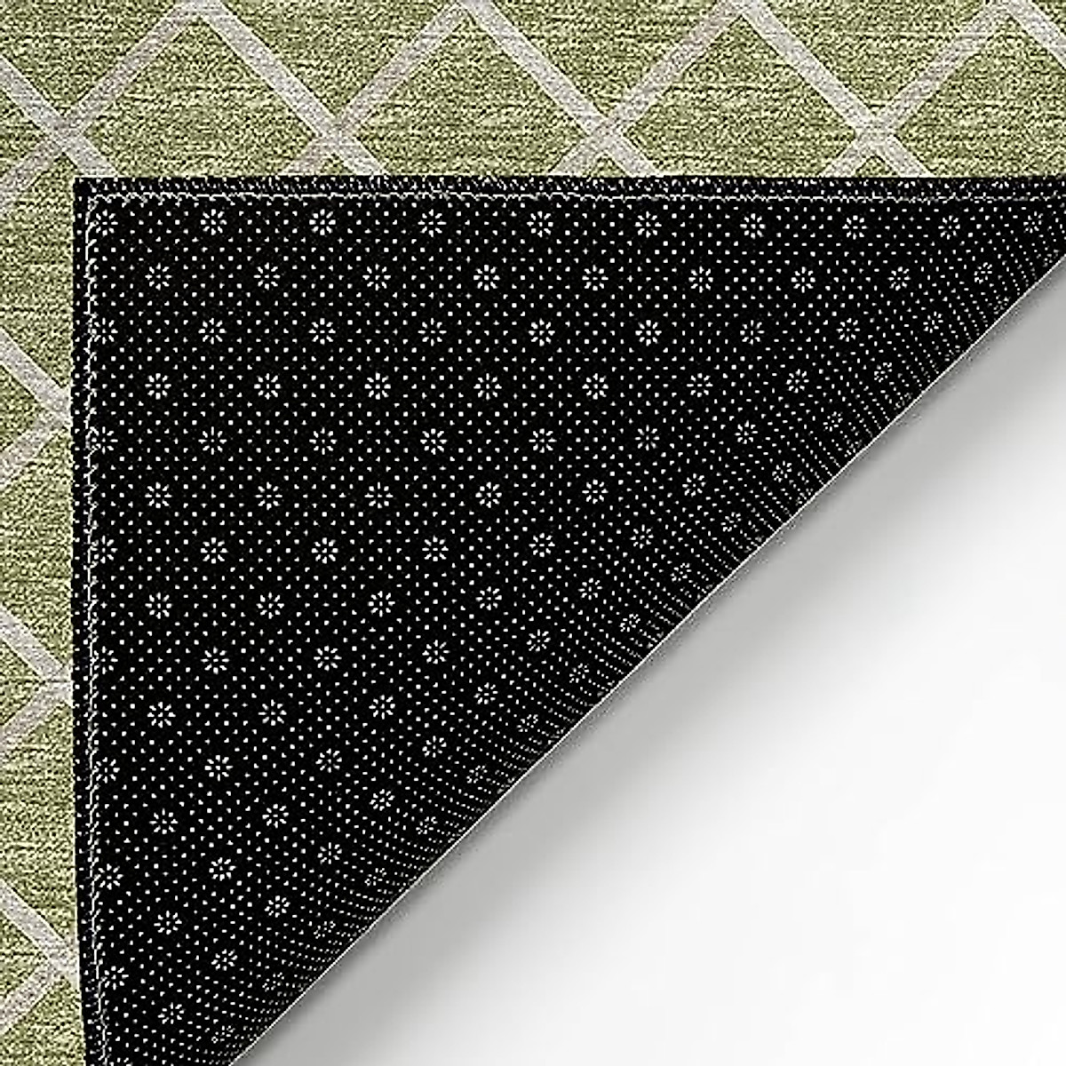 Dalyn Rugs Indoor/Outdoor York YO1 Green Washable 8' x 10'