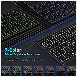 Sahara - Navigate Series Case with TrackPad for Samsung Galaxy Tab S10+, Tab S9 FE+, Tab S8+, and Tab S7 FE, Black (TB00222)