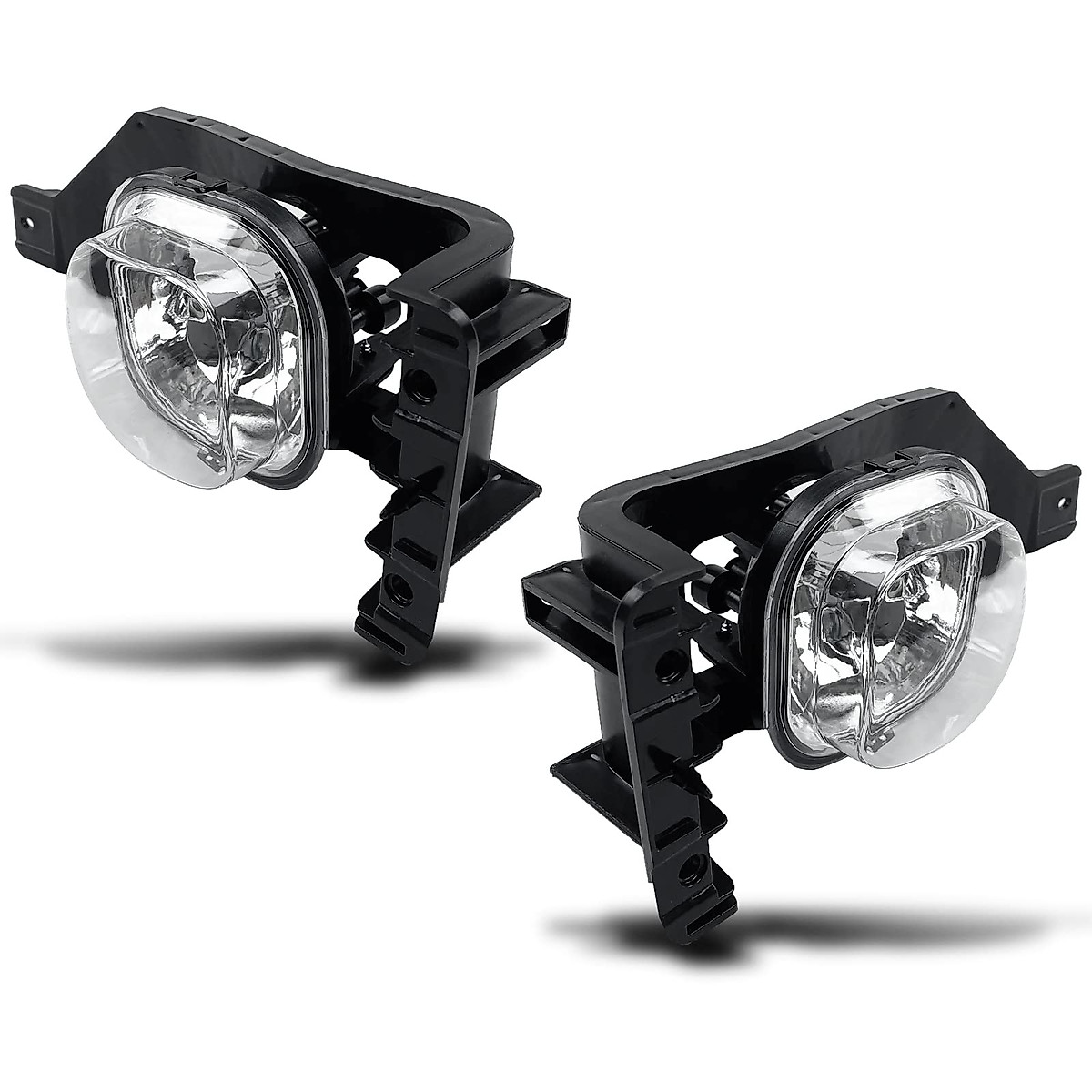 Fog Lamp Compatible with Ford 2005 2006 2007 F-250 F-350 F-450 F-550 Super Duty and 2005 Excursion Driving Fog Lights (Clear Lens)