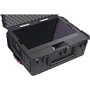 Case Club Case fits 27" iMac or 27" iMac Pro in Heavy Duty Airline Approved Shipping Case - Also Fits Apple Magic Keyboard, Magic Mouse & Accessories- Compact, Wheeled, Lockable, Waterproof, Hard Shell Travel Case