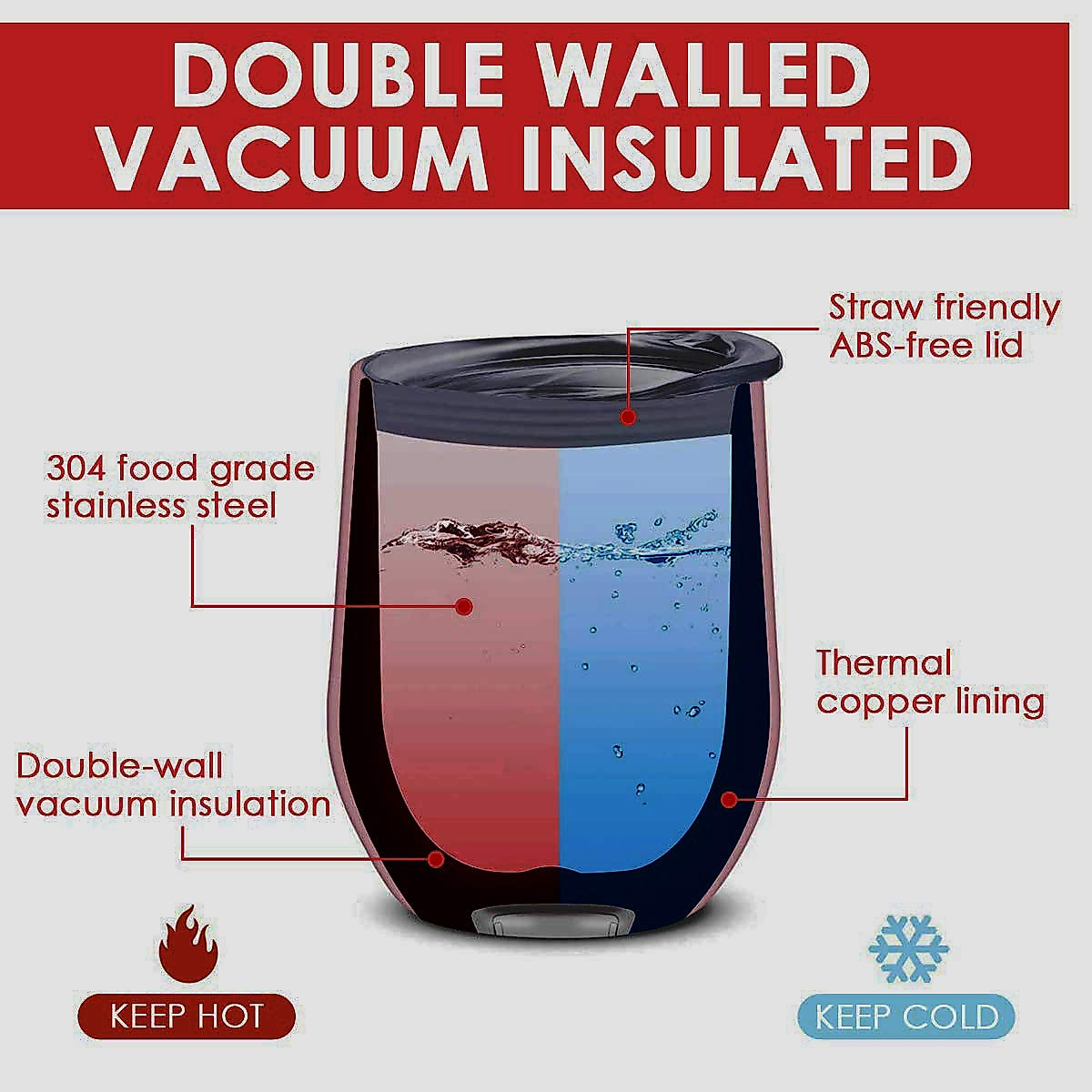 PAW8888 Making The World A Better Place 1973 51st Birthday Wine Tumbler Gifts for Men Women, Stainless Steel Wine Glass Holiday Xmas Gift for Him Her - Blue