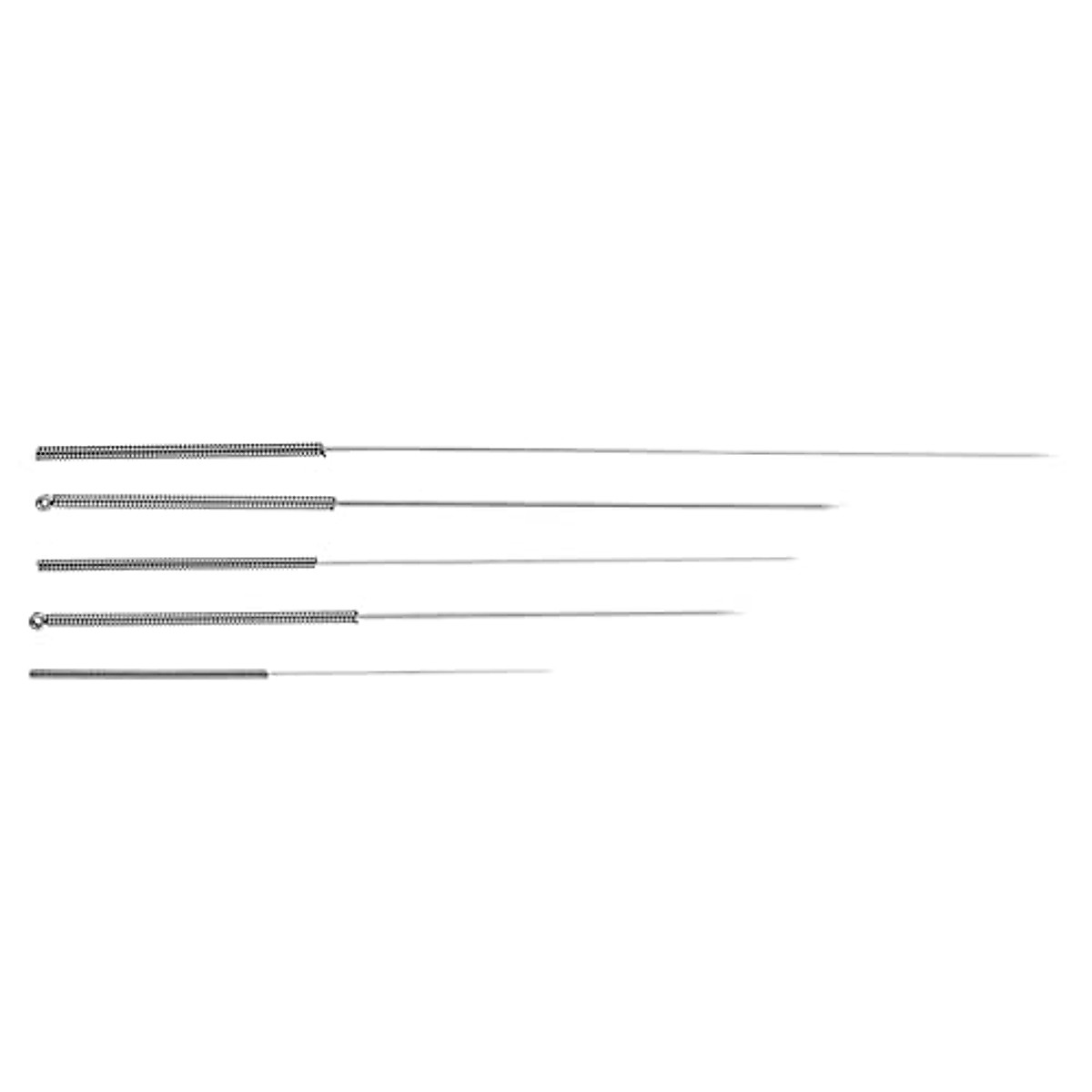 ASHATA 5PCS Nozzle Cleaning Needles Kit Tool for Duplicator, RepRap and Other 3D Printers, Made of Stainless Steel, 0.2mm, 0.3mm, 0.4mm, 0.5mm, 0.6mm