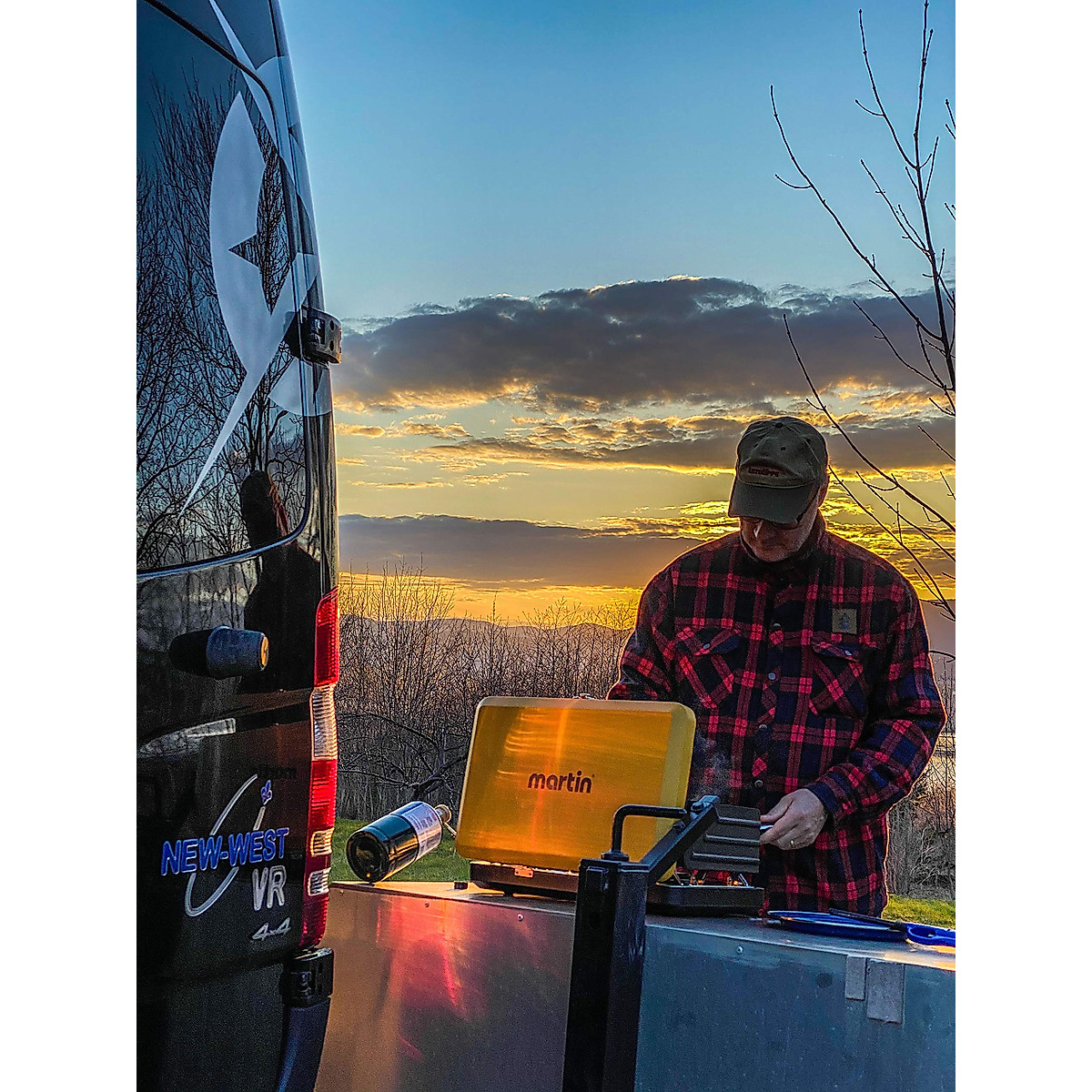 MARTIN 2 Burner Propane Stove Grill Gas 20 000 Btu Outdoor Trip Accessory Portable Advanced Features Propane Burner Csa Certified and Steady Performance