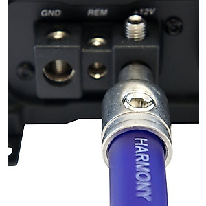 Harmony Audio HA-WR04 Car Stereo Power/Ground 1/0 to 4 Gauge Wire Reducer Pair