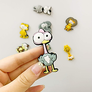 VLOOK Refrigerator Magnets Toddlers Farm Animal Fridge Magnets for Kid Girls Boys Whiteboard Educational Magnetic Toys for Preschool Learning