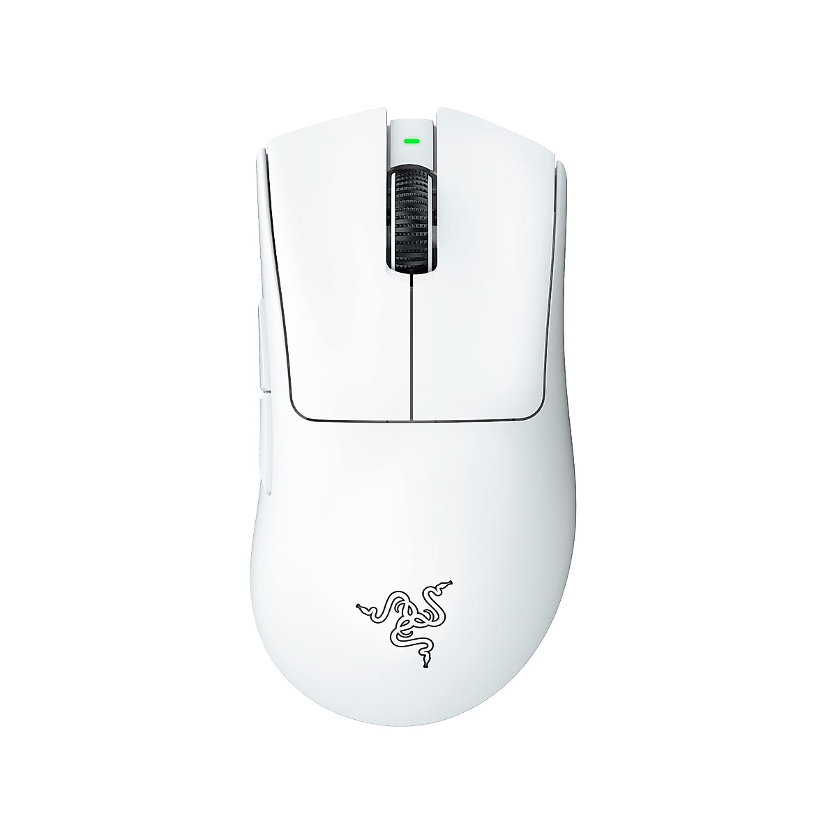 Razer DeathAdder V3 Pro Gaming Mouse: 64g Ultra Lightweight - Focus Pro 30K Optical Sensor - Fast Optical Switches Gen-3 - HyperSpeed Wireless - 5 Programmable Buttons - 90 Hr Battery - White