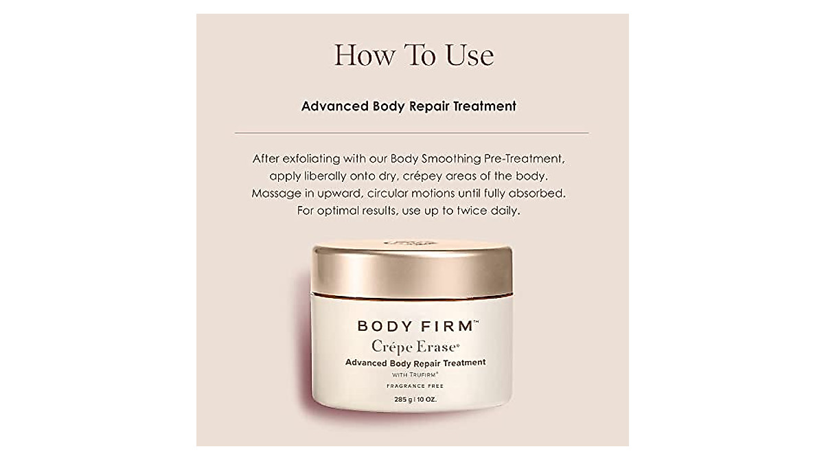 Crépe Erase Advanced Body Repair Cream | Firm Crépey Skin