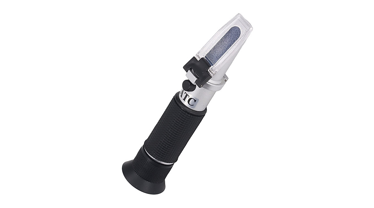 Brix Meter Refractometer, Handheld ATC 0‑32% Lightweight High Accuracy ...