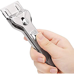 Glass Scraper - Genuine Quality Halogen & Ceramic Hob Scraper Non Scratch, Suitable for Glass Ceramic and Induction Cooktops (1 x Glass Scraper & 5 x Blades)