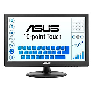 ASUS VT168HR 15.6" Full HD 1366X768 HDMI Back-lit LED Monitor, Black
