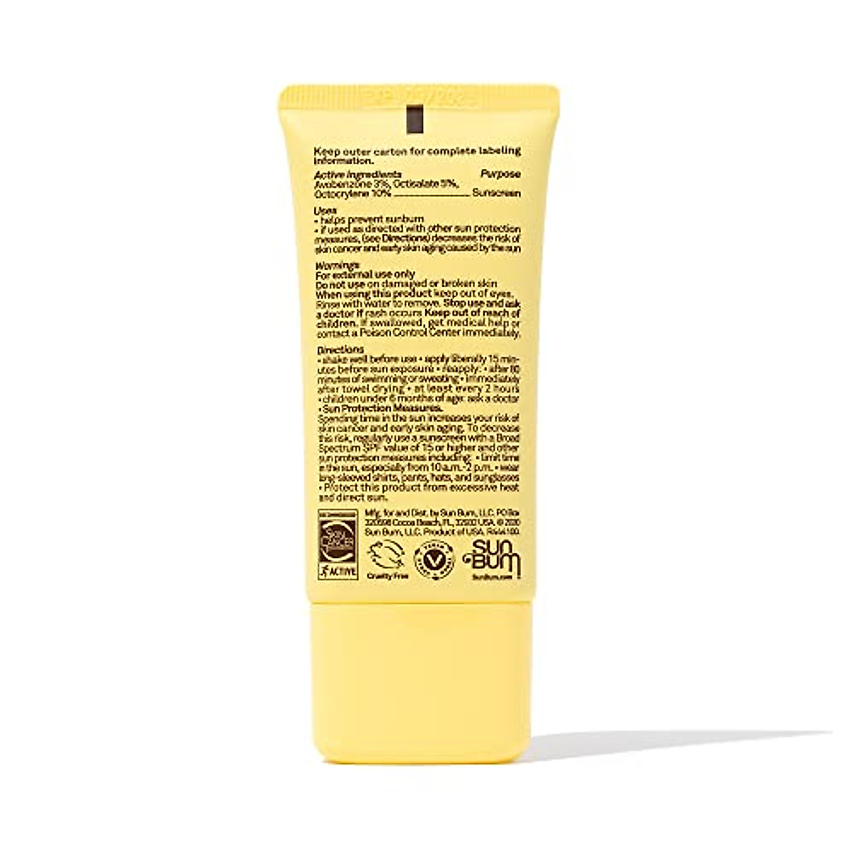 Sun Bum Original SPF 30 Glow Sunscreen Lotion | Vegan and Hawaii 104 Act Compliant (Octinoxate & Oxybenzone Free) Broad Spectrum Moisturizing UVA/UVB Sunscreen Lotion with Vitamin E | 2 oz