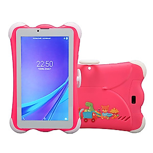 ANGGREK 7-Inch HD Kids Tablet, 1280x800 Eye Protection Display, MTK6582 CPU, 3GB RAM, 32GB ROM, Expandable up to 128GB, 6000mAh Battery, 6.0, Dual SIM, WiFi, BT, FM (US Plug)