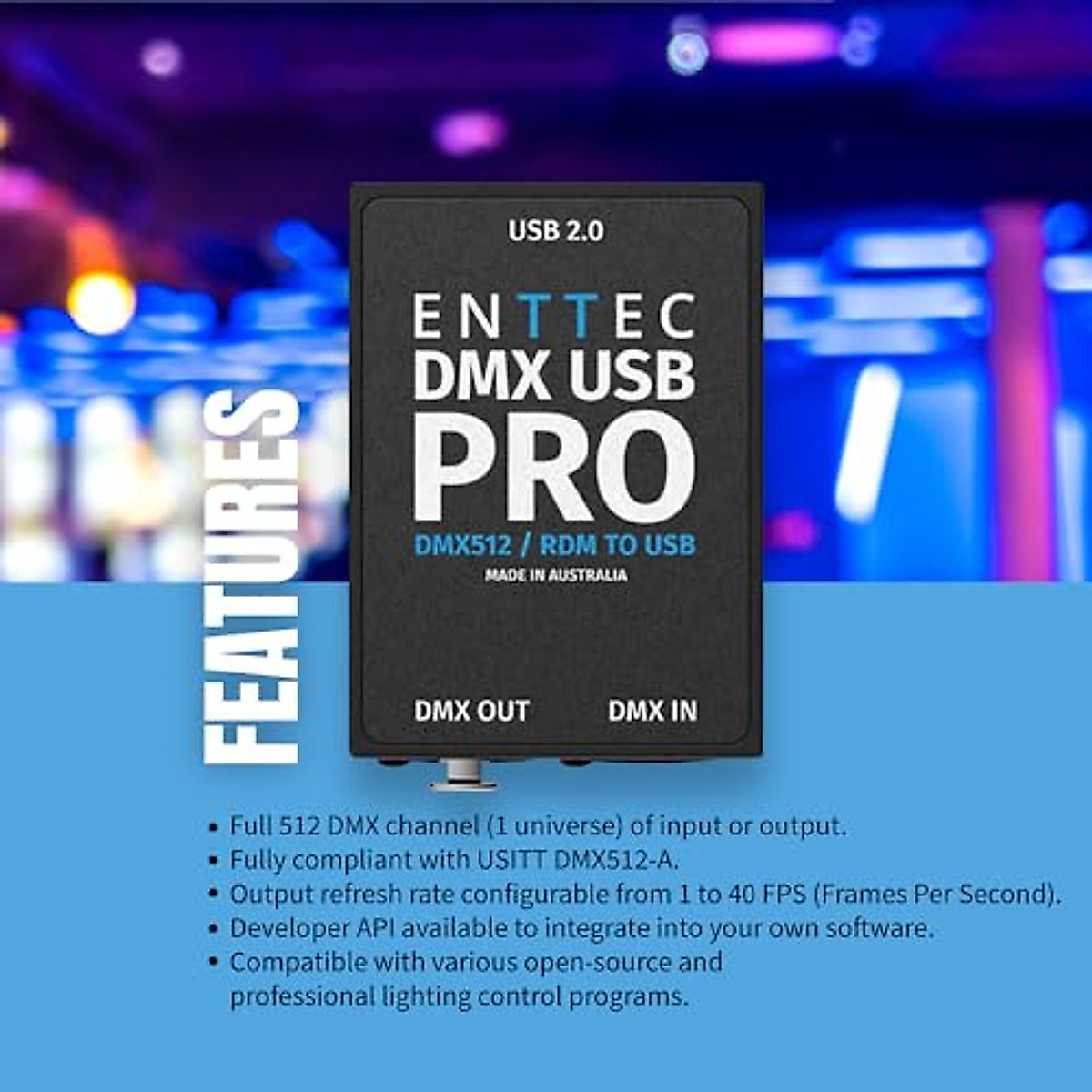 ENTTEC DMX USB Pro 512-Ch USB DMX Interface