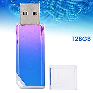 PUSOKEI USB3.0 Flash Drive, Color Gradient Mini U Disk 8GB / 16GB / 32GB / 64GB / 128GB, for Windows/OS X/Linux System Computer, TVs with OTG Functions, TV Boxes(128G)