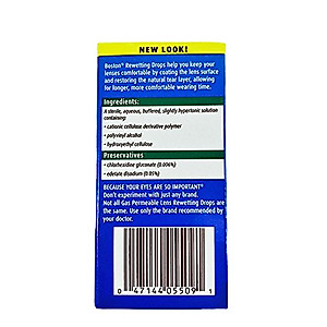 Bausch & Lomb Boston Rewetting Drops 10 mL (Pack of 10)