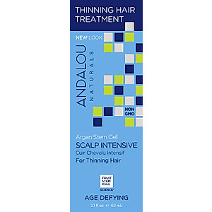 Andalou Naturals Argan Stem Cell Age Defying Scalp Intensive,White 2.1 Ounce