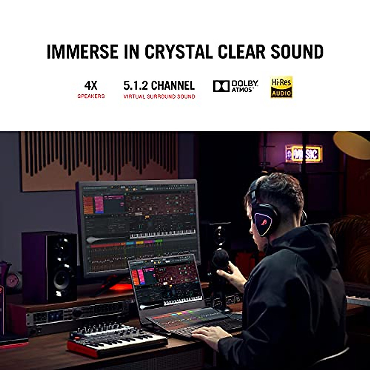 ASUS ROG Zephyrus Duo SE 15 Gaming Laptop, 15.6” 300Hz IPS Type FHD Display, NVIDIA GeForce RTX 3060, AMD Ryzen 9 5980HX, 16GB DDR4, 1TB PCIe SSD, Per-Key RGB Keyboard, Windows 10 Home, GX551QM-ES96