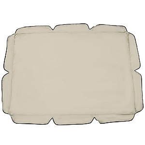 Yardwe Patio Swing Cover, Outdoor Swing Replacement Canopy Cover Garden Chair Shade Protector Swing Canopy Replacement (55.9"x47.2")