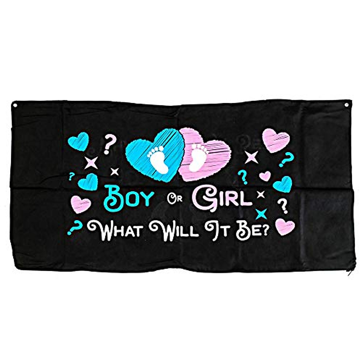 Gender Reveal Balloon Bag Drop | Boy or Girl What Will It Be | Confetti and Balloon Zipper Bag Drop | Gender Reveal Ideas | Ultimate Party Supplies