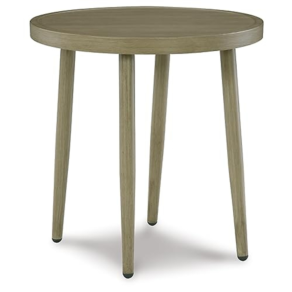 Signature Design by Ashley Swiss Valley Casual Outdoor End Table, Light Brown