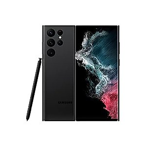 SAMSUNG Galaxy S22 Ultra Cell Phone, Factory Unlocked Android Smartphone, 512GB, 8K Camera, Brightest Display Screen, S Pen, Long Battery Life, Fast 4nm Processor, US Version, 2022, Phantom Black