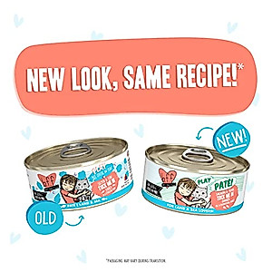 B.F.F. PLAY - Best Feline Friend Paté Lovers, Aw Yeah!, Salmon & Tuna Tuck Me In with Salmon & Tuna, 5.5oz Can (Pack of 8)