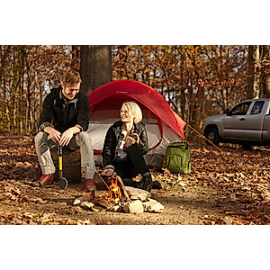 Off Grid Tools Pro Trucker’s Friend – Yellow, Carbon Steel Blade, Shock Absorbing Grip, All-Purpose Multitool, Made in USA, Curved Axe Head, Hammer, Pry Bar, Nail Puller