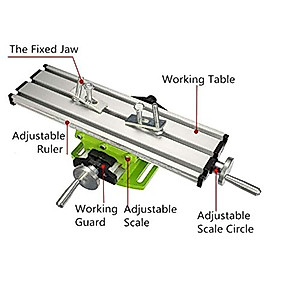 Multifunction Worktable Milling Working Cross Table Compound Drilling Slide Table For Bench Drill (6300 SIZE)